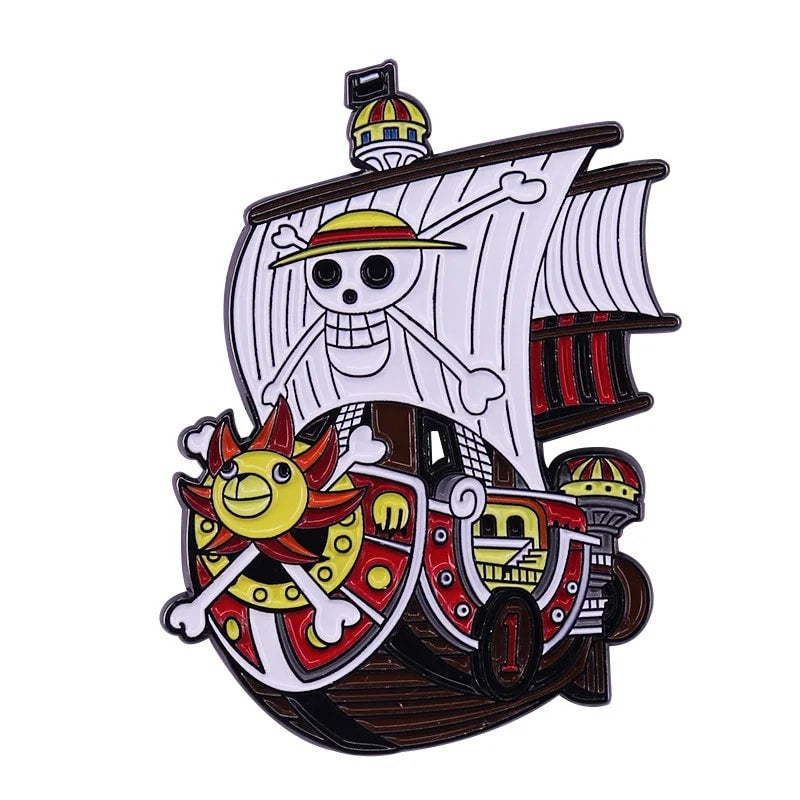 EP#67 Thousand Sunny Enamel Pin | The Geeky Oasis