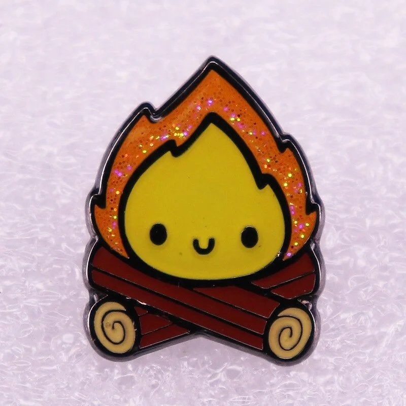 EP#209 Calcifer Enamel Pin | The Geeky Oasis