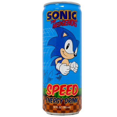 Sonic the Hedgehog Speed Energy Drink | The Geeky Oasis