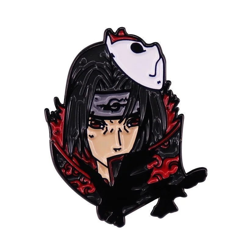 EP#107 Itachi Mask Enamel Pin | The Geeky Oasis