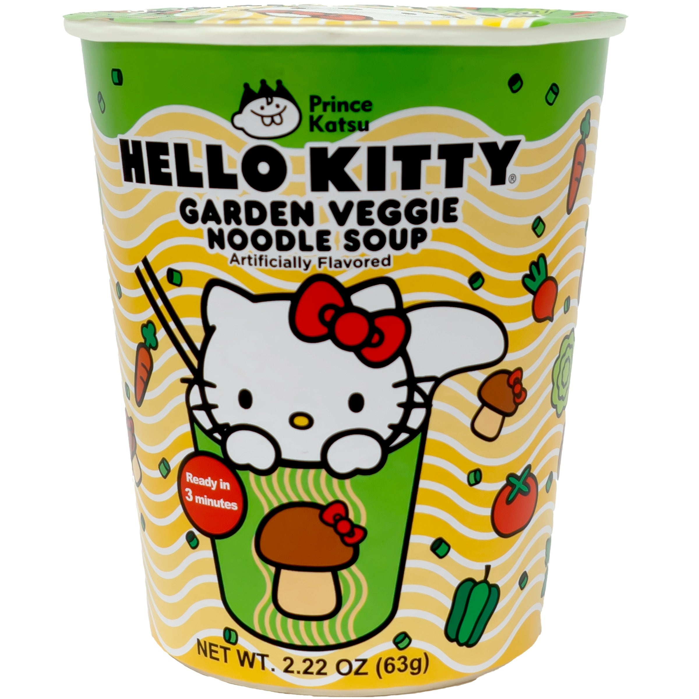 Hello Kitty Garden Veggie Noodle Soup Prince Katsu | The Geeky Oasis