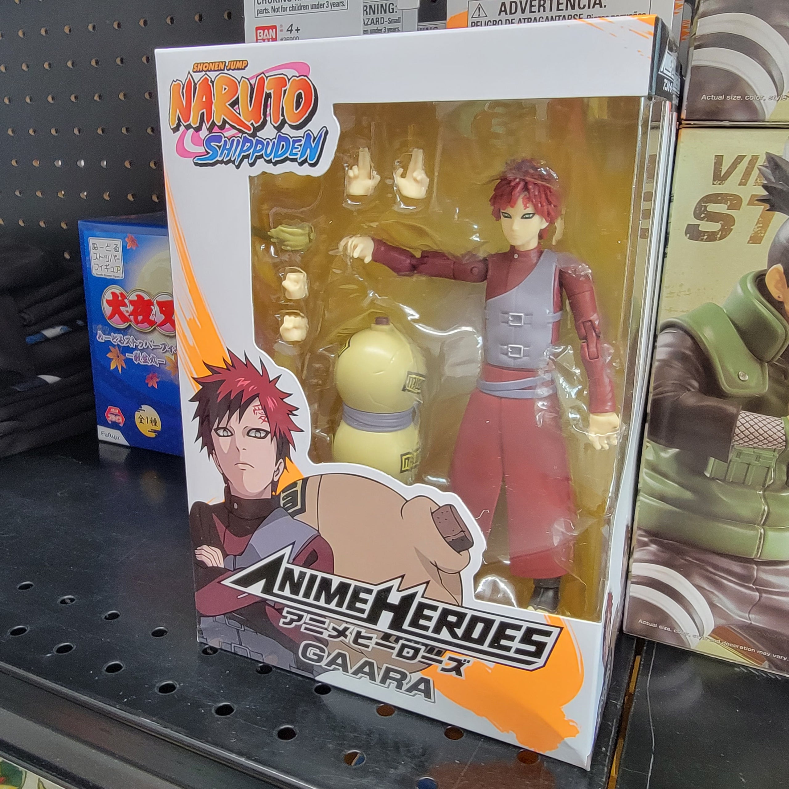Naruto: Shippuden Anime Heroes Gaara Action Figure | The Geeky Oasis