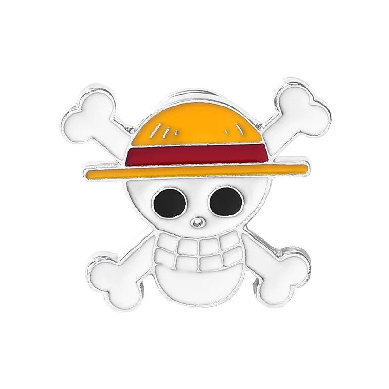 EP#66 Jolly Roger One Piece Enamel Pin | The Geeky Oasis