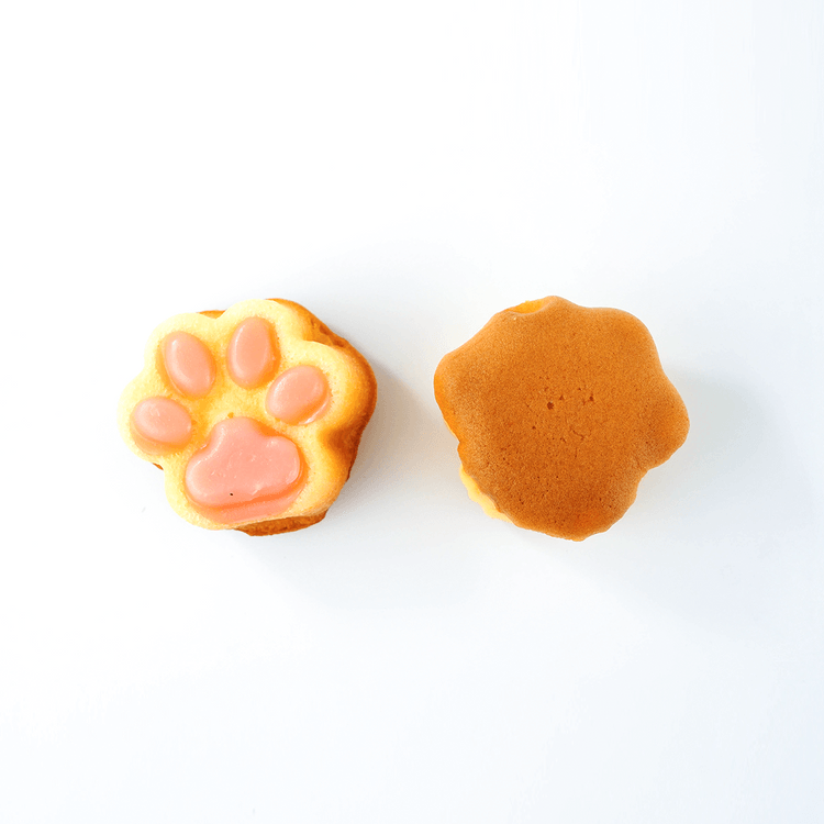Cute Cat's Paw Pudding Cake - Peach Flavor | The Geeky Oasis